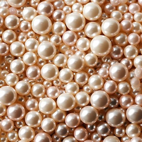 La Textura Brillante De La Perla Foto Premium