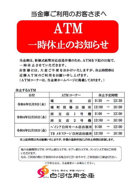 白河信用金庫