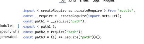 Emit `createrequire` For `require` Calls When Compiling To `module