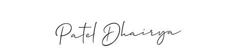 90 patel dhairya name signature style ideas free e sign