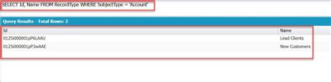 Salesforce Soql Query Recordtype