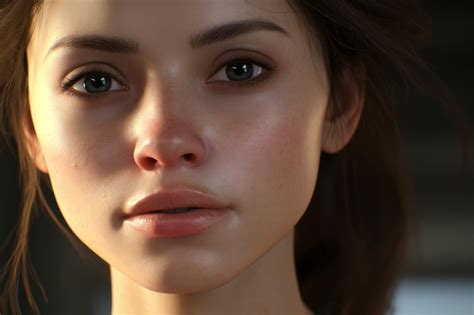 Premium Ai Image A Close Up Of A Woman
