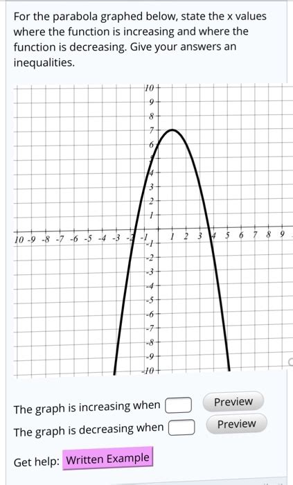 solved consider the function in the graph to the right the