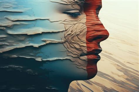 Premium Ai Image Bipolar Disorder Abstract