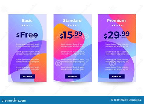 Ui User Interface Price List 08 Stock Vector Illustration Of Checklist Banner 183142233