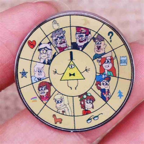 Gravity Falls Strange Town Enamel Pin Distinct Pins
