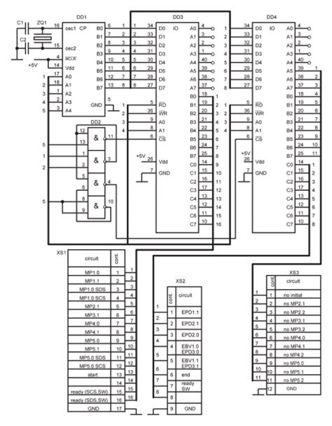 Microprocessor Circuit Diagram