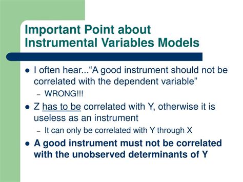 PPT Instrumental Variables Estimation With Examples From Criminology PowerPoint Presentation