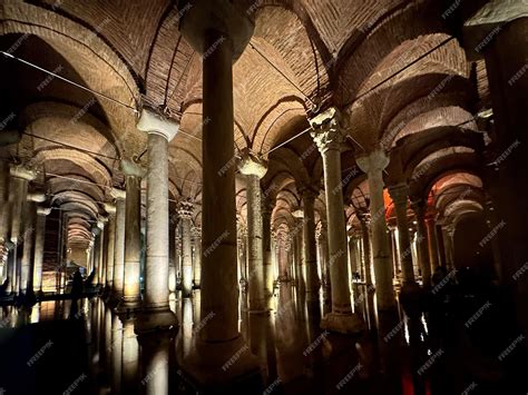 Premium Photo Photo Of The Basilica Cistern From The Inside