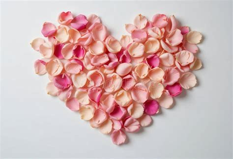 Heart Of Petals With Soft Lighting Stock Illustration Illustration Of
