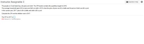 solved instructor assignable 3 question help the people on