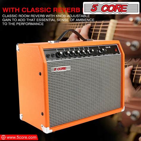 Dropship 5 Core Guitar Amp 40w Amplifier For Electric Bass Acoustic