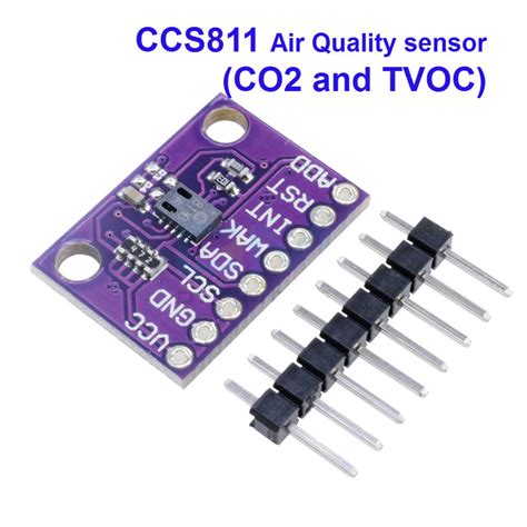 เซนเซอร์วัดคุณภาพอากาศ Ccs811 Air Quality Sensor Eco2 And Tvoc
