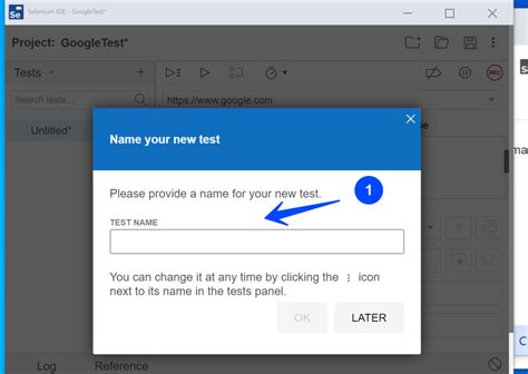 Selenium Ide Record Test