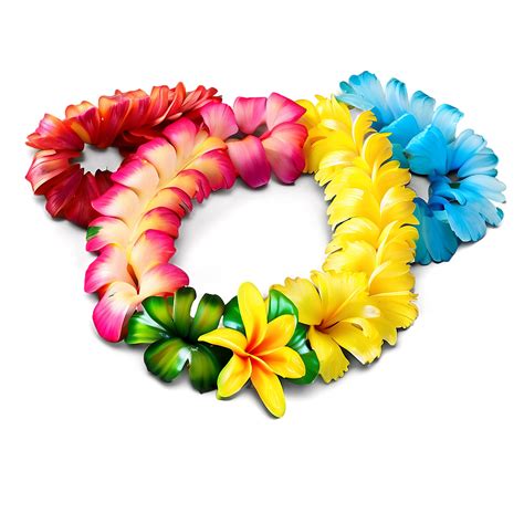 Download Vibrant Hawaiian Lei Png 96