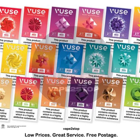 Vuse Epod Cartridge Vype E Pod Epods Refill Packs Of 2 All Flavours