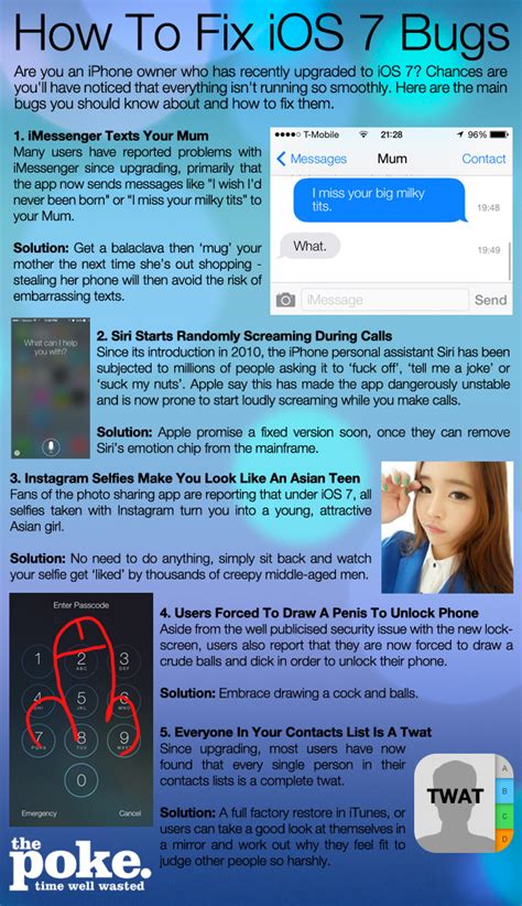 How To Fix IOS Bugs The Poke