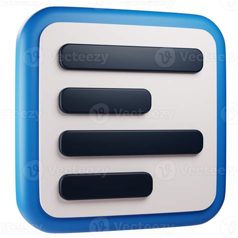 Align Text Left D Icon PNG