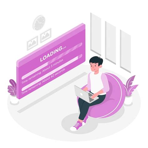 Free Vector Progress Indicator Concept Illustration