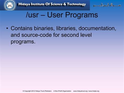 File System Structure In Linux Pptx Operating Systems Computer