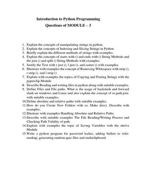 Python Programming String And File Handling Pdf