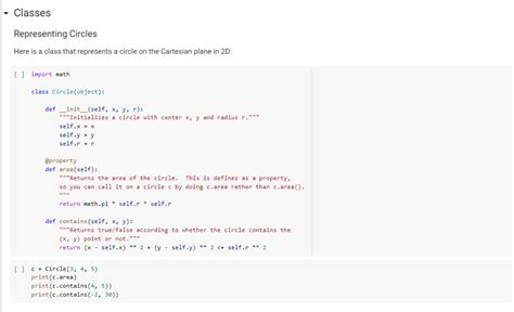 Solved Classes Representing Circles Here Is A Class That Chegg