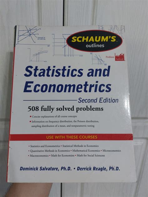 Statistics And Econometrics Second Edition Hobbies And Toys Books