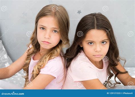 Sisters Or Best Friends Spend Time Together Lay In Tipi House Girls