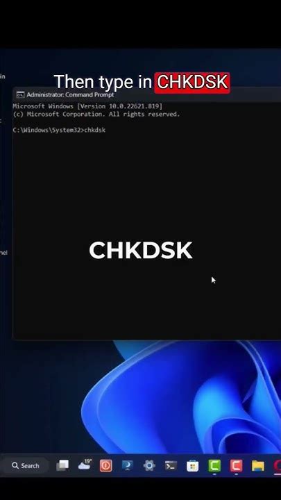 Scan And Fix Your Hard Drive With Cmd Shorts Computertipsandtricks