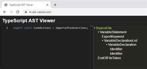export declaration using a const · issue 695 · dsherret ts morph · github
