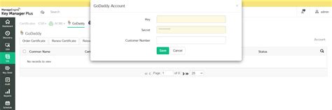Godaddy Ssl Integration Key Manager Plus