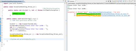 ஈஸ்வரன் R On Linkedin Exception Handling Error Using Throws Keyword Code