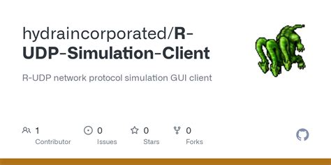 Github Hydraincorporatedr Udp Simulation Client R Udp Network