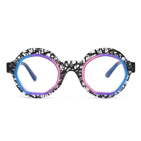 Evan Round Purple Glasses