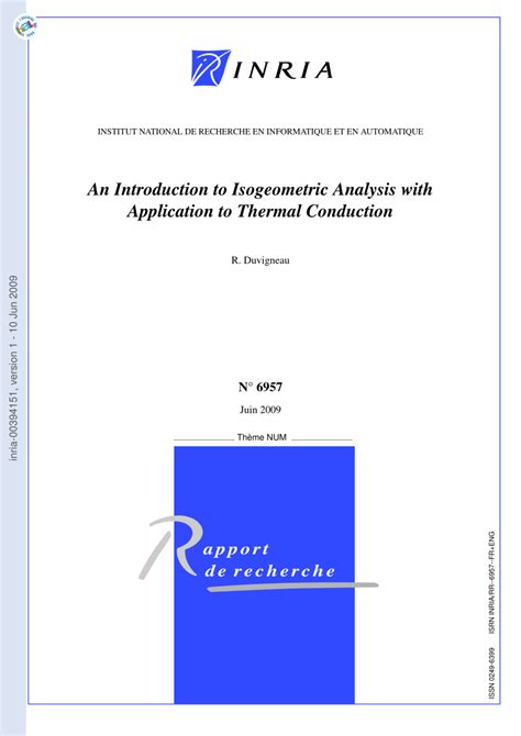 Pdf An Introduction To Isogeometric Analysis With Application To