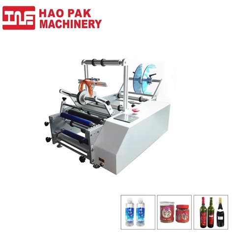 Semi Auto Round Bottle Labeling Machine Semi Auto Labeler Semi Automatic Label Machine