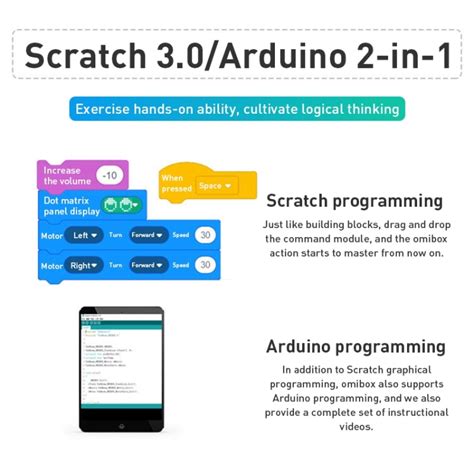 Yahboom Omibox Programming Robot Arduino Smart Robot Car Bitbot Fighting Version