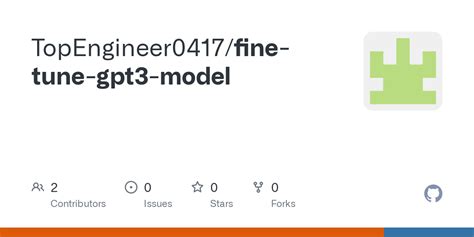 Github Topengineer0417 Fine Tune Gpt3 Model