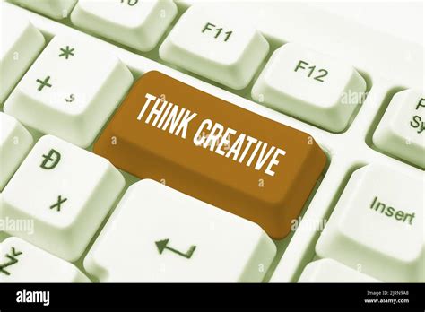 Text Showing Inspiration Think Creativethe Ability To Perceive Patterns That Are Not Obvious