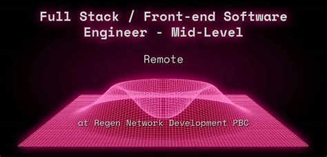 Web3 Full Stack Front End Software Engineer Mid Level Remote At