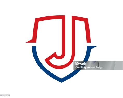 편지 J 템플릿 디자인 벡터 상징 디자인 개념 크리에이 티브 기호 아이콘 개념에 대한 스톡 벡터 아트 및 기타 이미지 개념 개발 경호 Istock