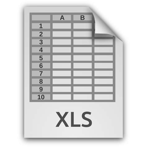 Spreadsheet Document Xls Icon Openclipart