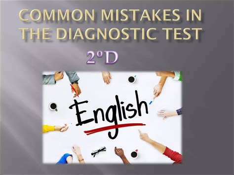 Common Mistakes In Diagnostic Test 2d Ppt