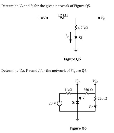 Solved Determine V And Ip For The Given Network Of Figure
