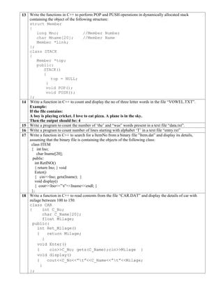 Cs Practical File PDF