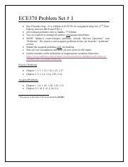 ECE ProblemSet Pdf ECE Problem Set Due Thursday Sept At Pm In