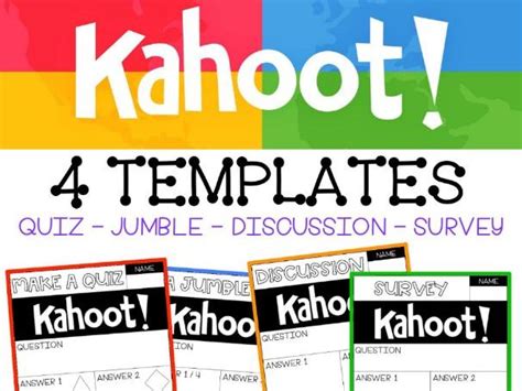 Kahoot Activity Teaching Resources