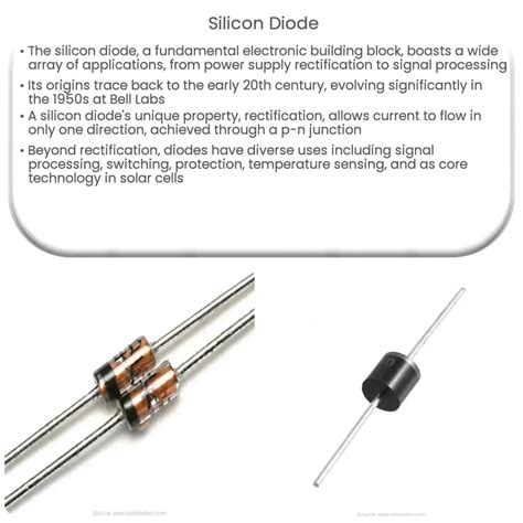 Silicon Diode How It Works Application And Advantages