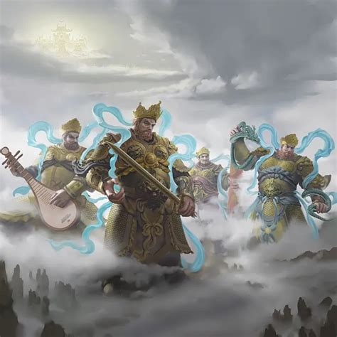 四大天王 花瓣网