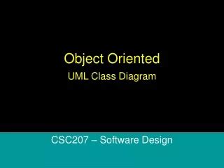 PPT Object Oriented Modeling UML Diagrams PowerPoint Presentation